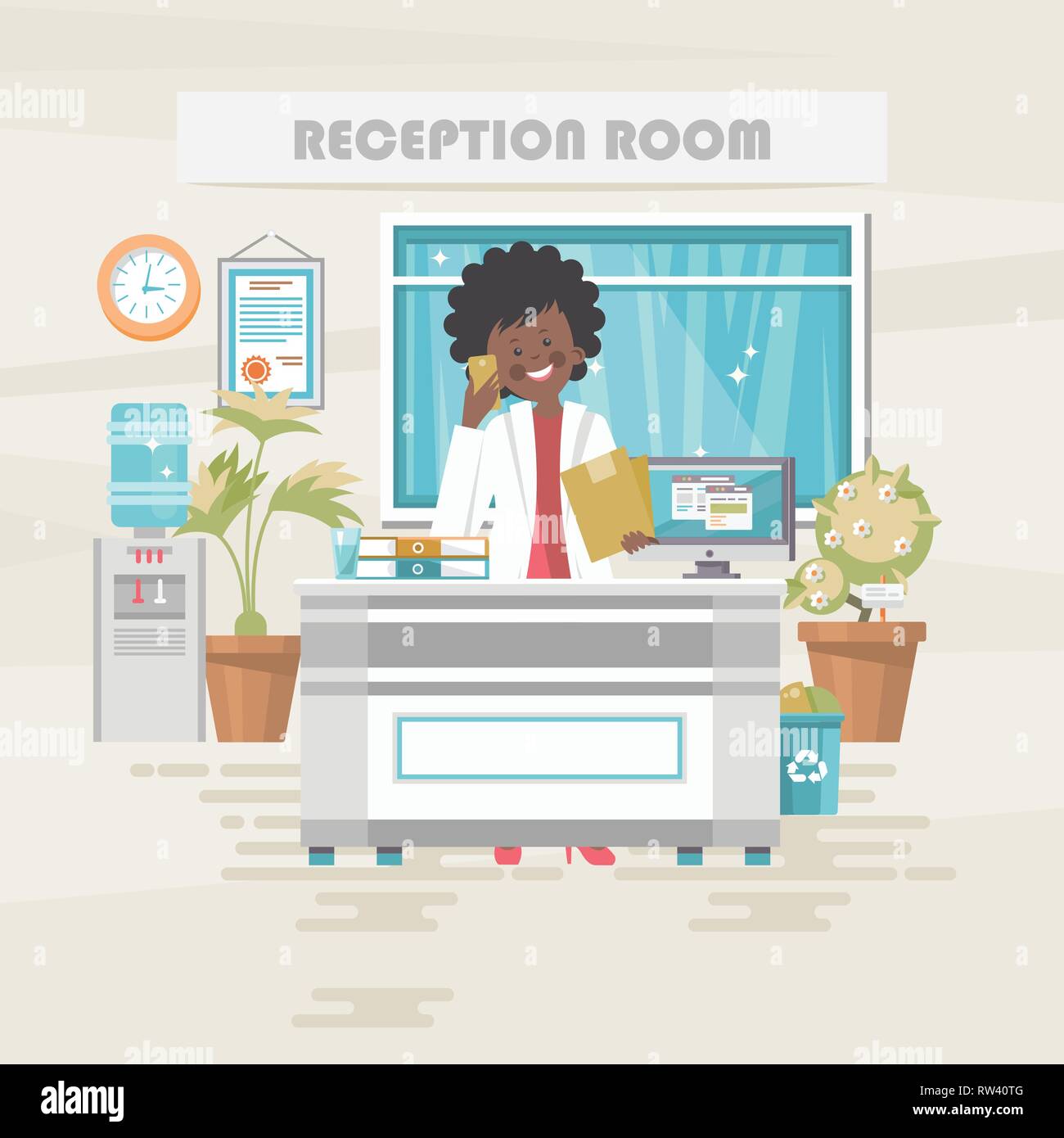 First Reception Stock Vector Images - Alamy