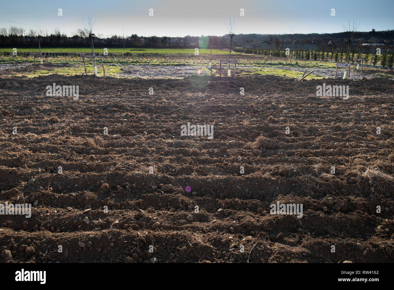 Backdrop of furrows hi-res stock photography and images - Alamy
