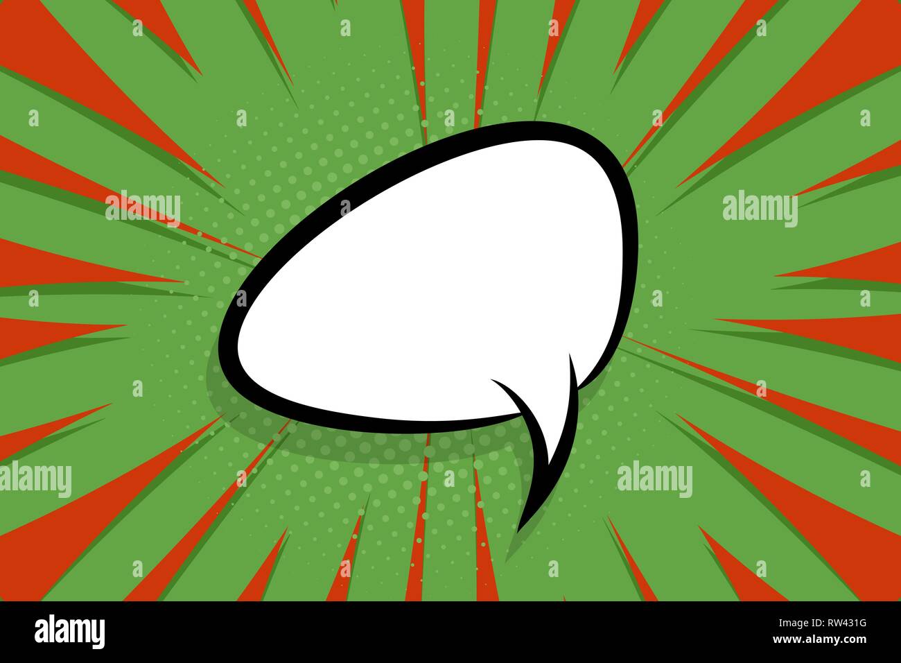 Comic book empty speech bubble pop art Stock Vector Image & Art - Alamy