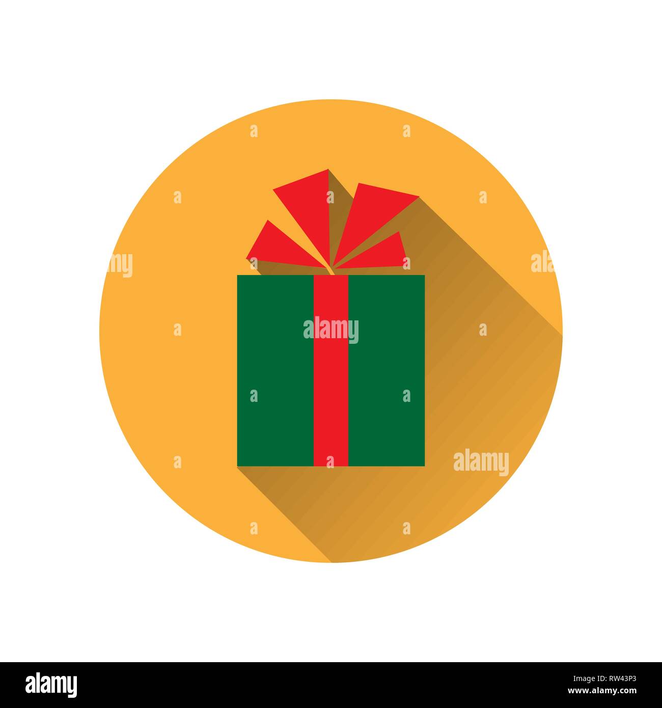 Flat Gift boxes vector with long shadow Stock Vector Image & Art - Alamy