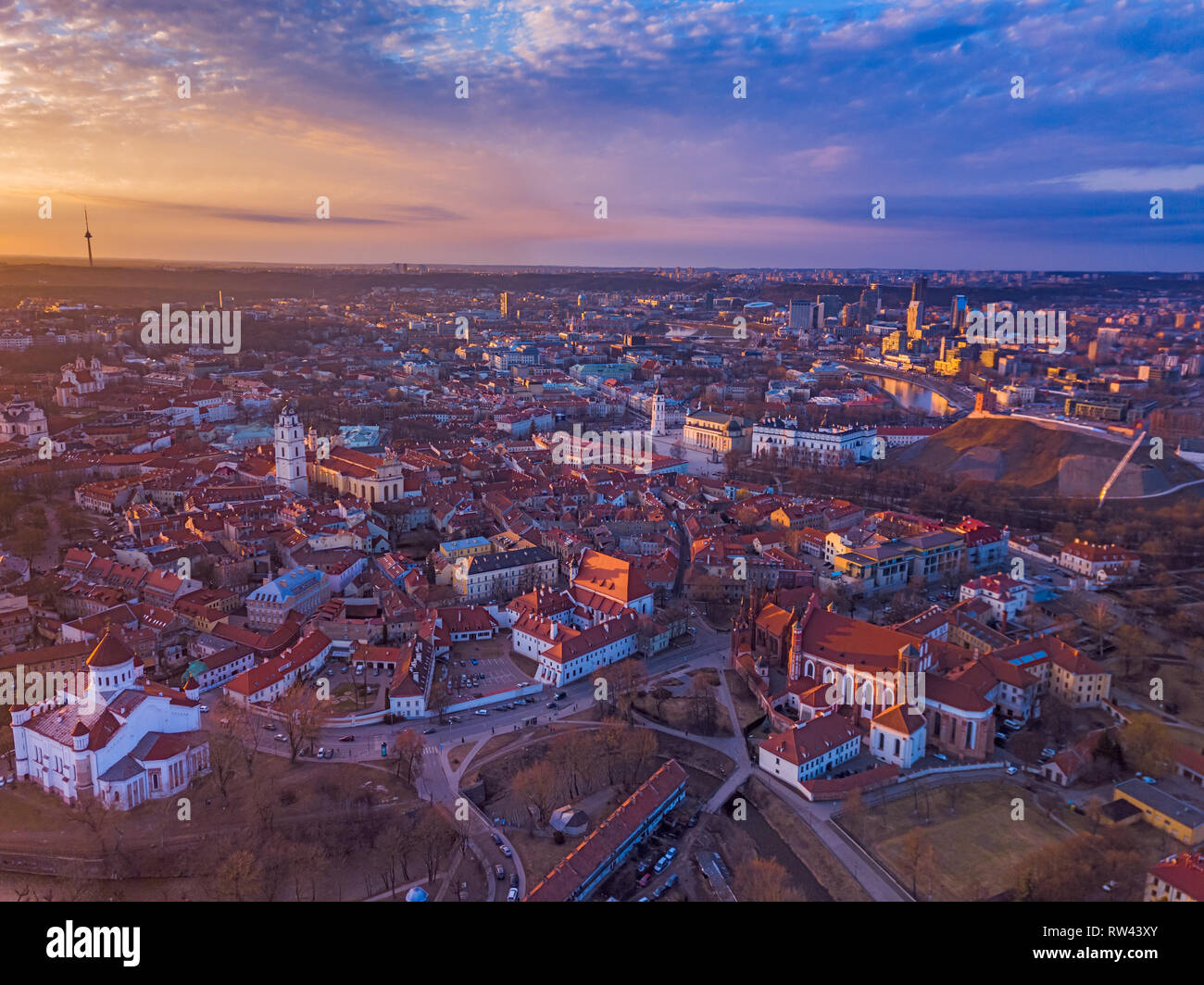 Lithuania aerial hi-res stock photography and images - Alamy