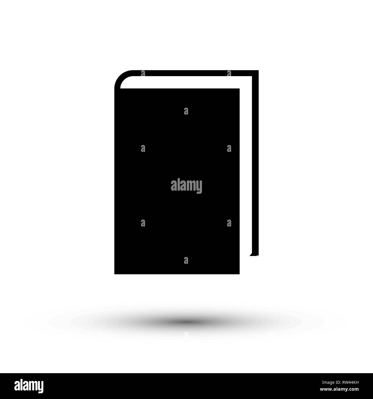 Flat design book icon, vector Stock Vector Image & Art - Alamy