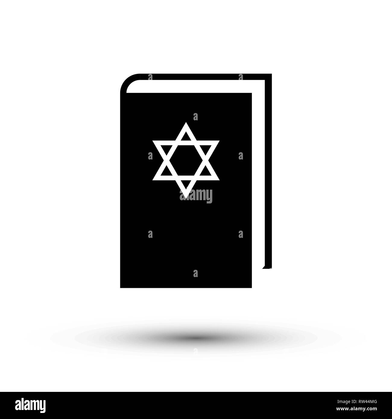 Flat design Jewish torah book icon, vector Stock Vector Image & Art - Alamy