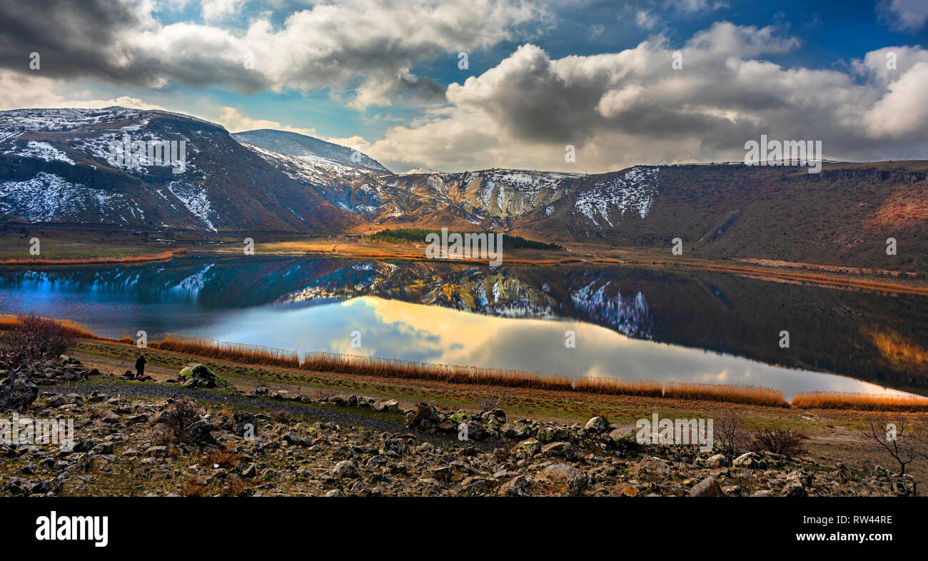Cappadocia, the pomegranate(Narli) lake Stock Photo - Alamy