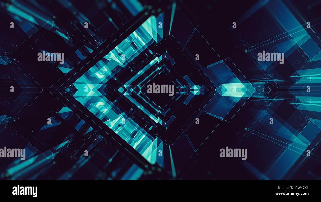 Abstract background. Futuristic concept. Space technology. Futur Stock ...