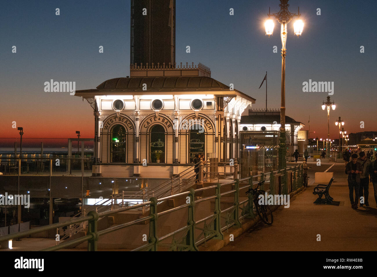 West Beach Cafe Bar at Brighton Seafront - BRIGHTON, UNITED KINGDOM ...
