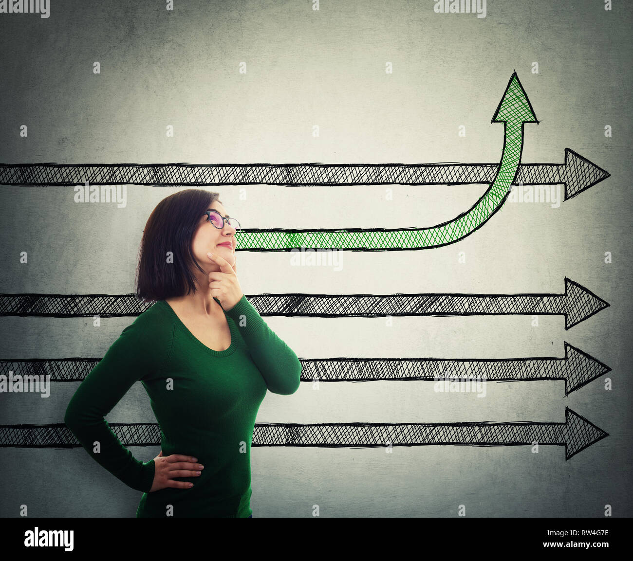 Human arrow hi-res stock photography and images - Alamy