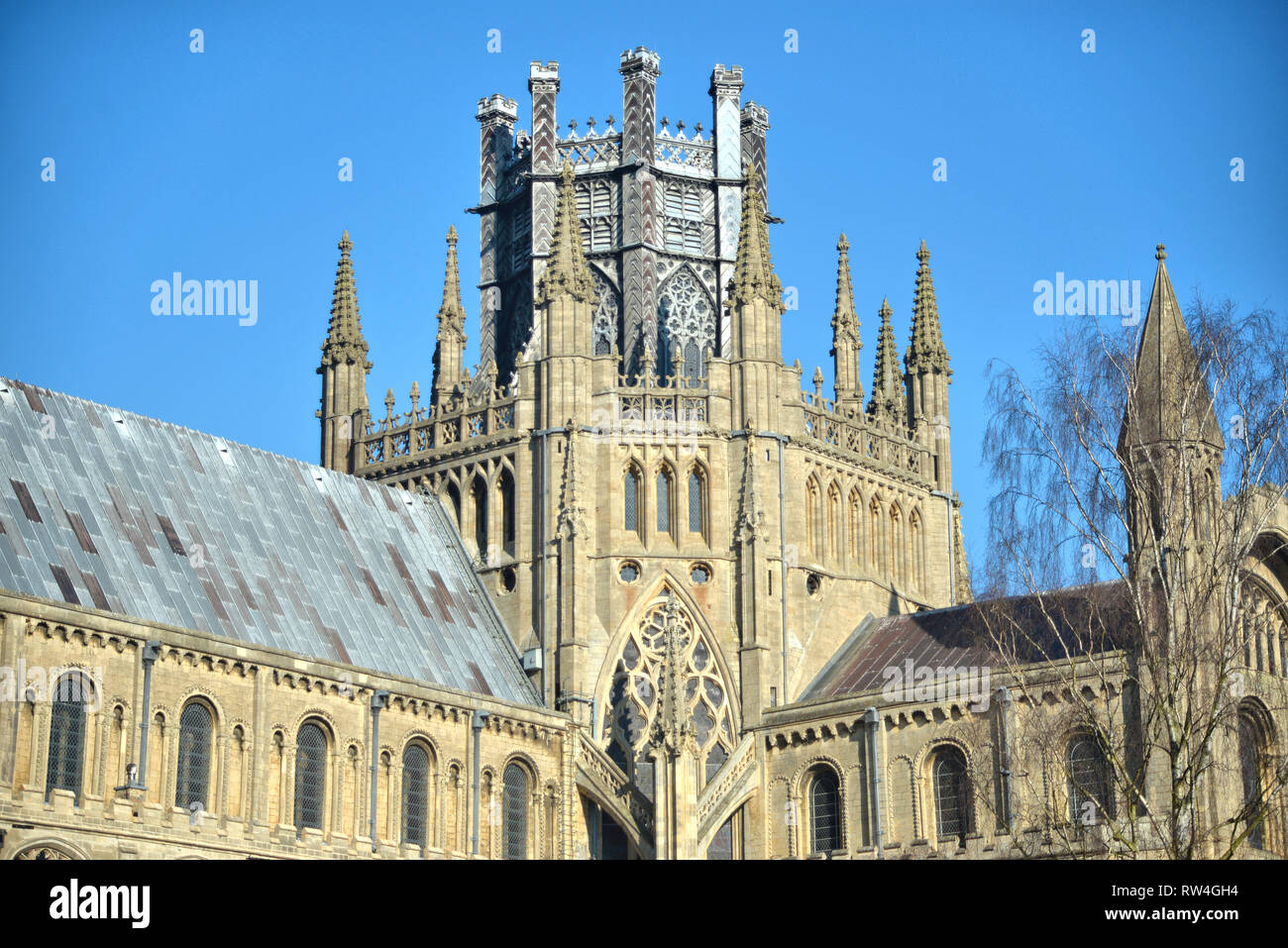 Ely cathedral lantern tower cambridgeshire hi-res stock photography and ...