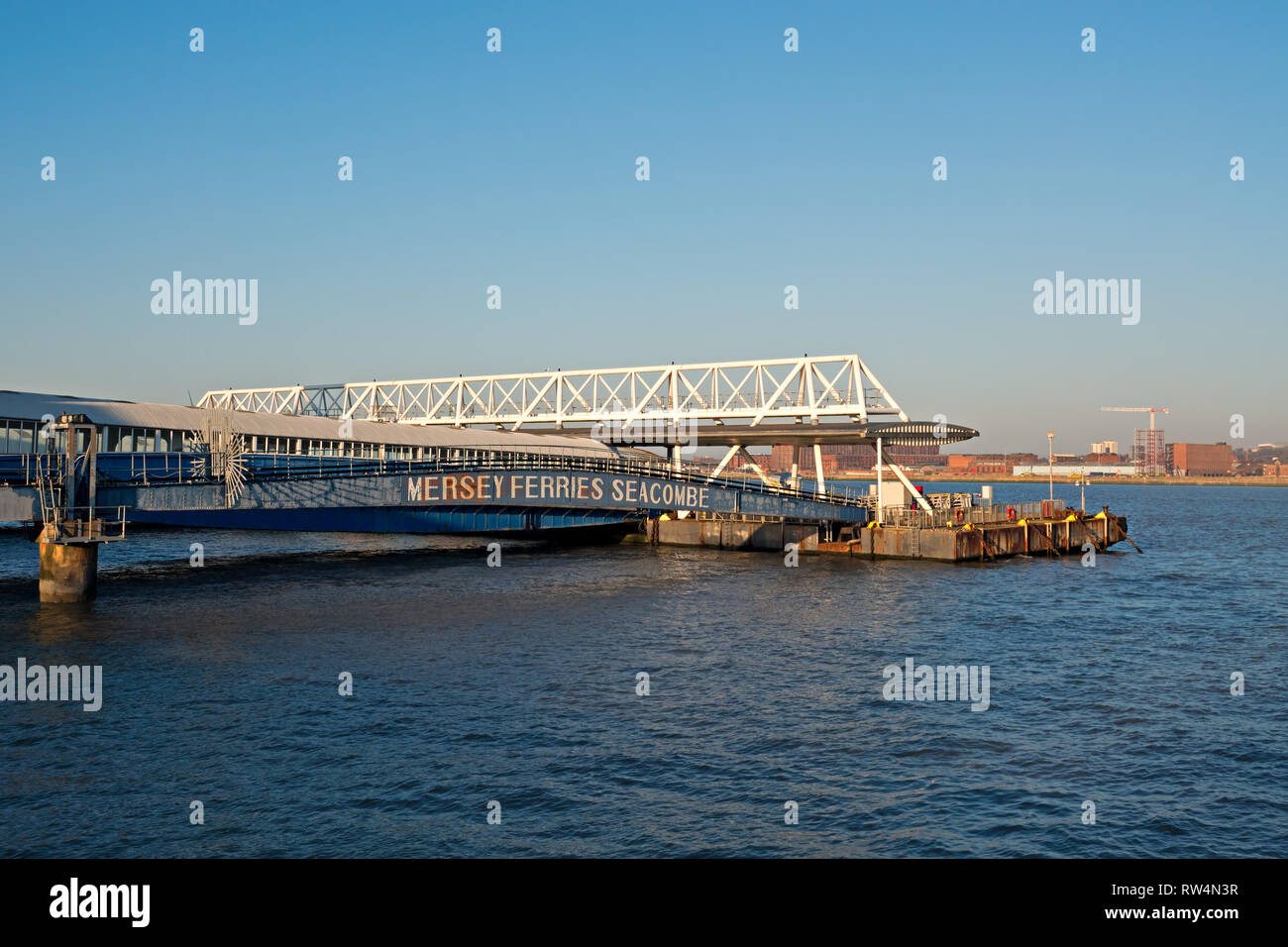 Seacombe landing stage Stock Photo - Alamy
