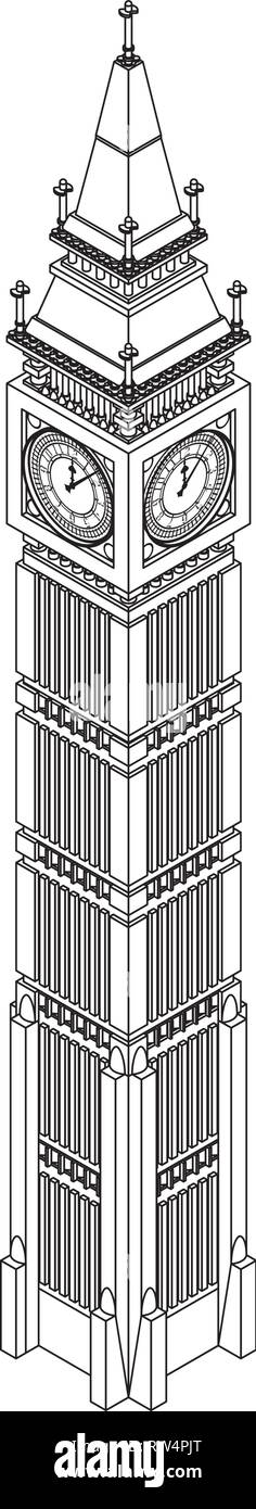 Westminster big ben tower Black and White Stock Photos & Images - Alamy