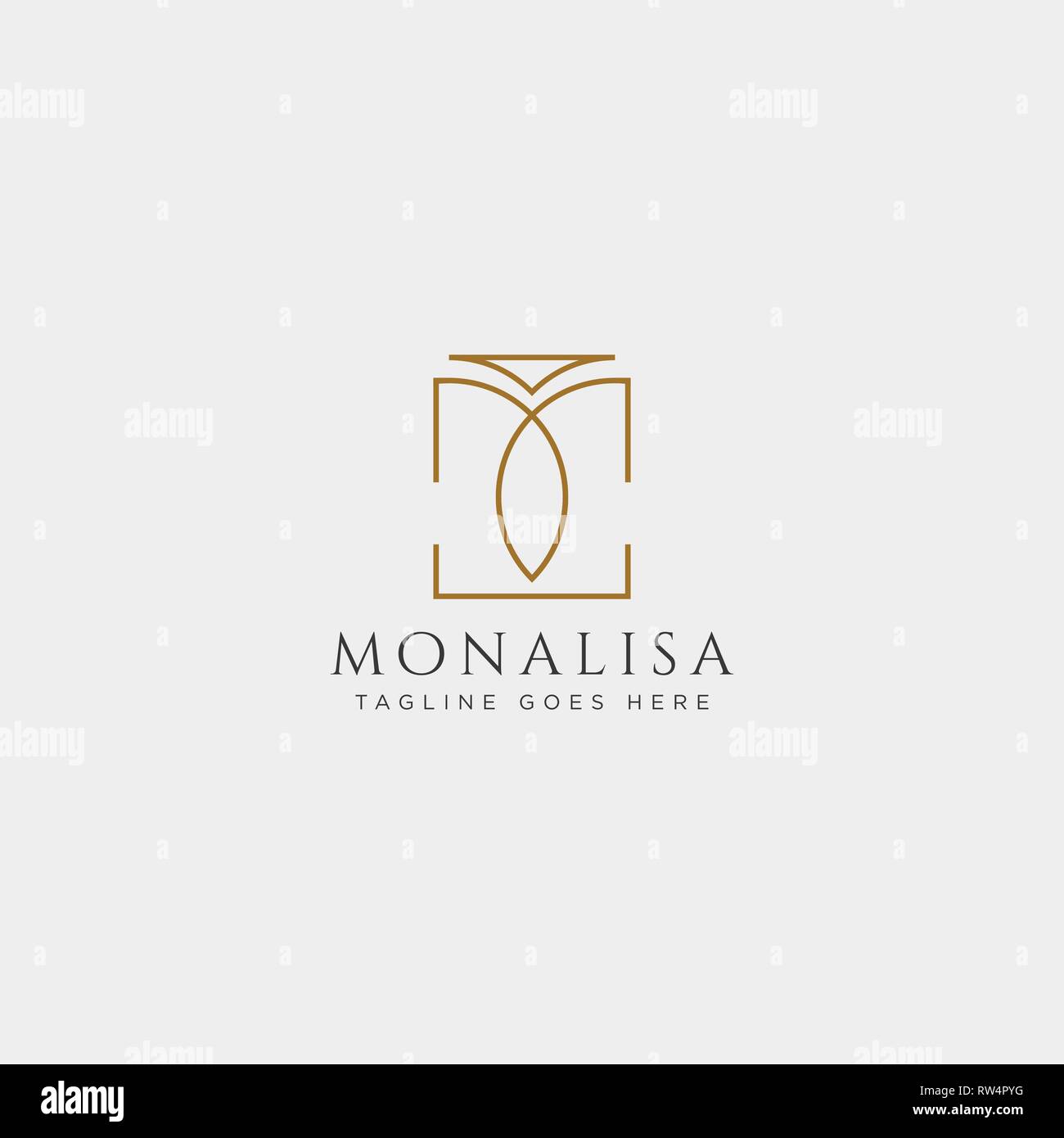 m initial beauty cosmetic line art logo template vector illustration ...