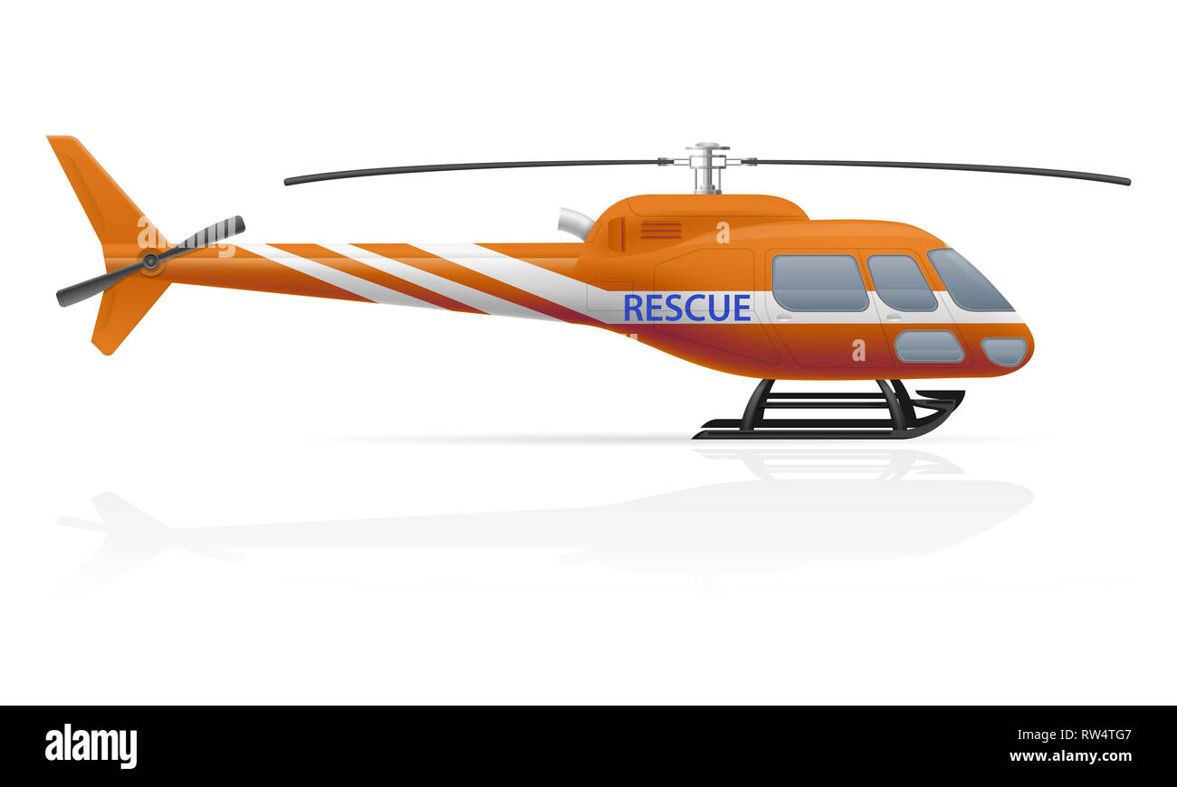 rescue helicopter vector illustration vector illustration isolated on ...