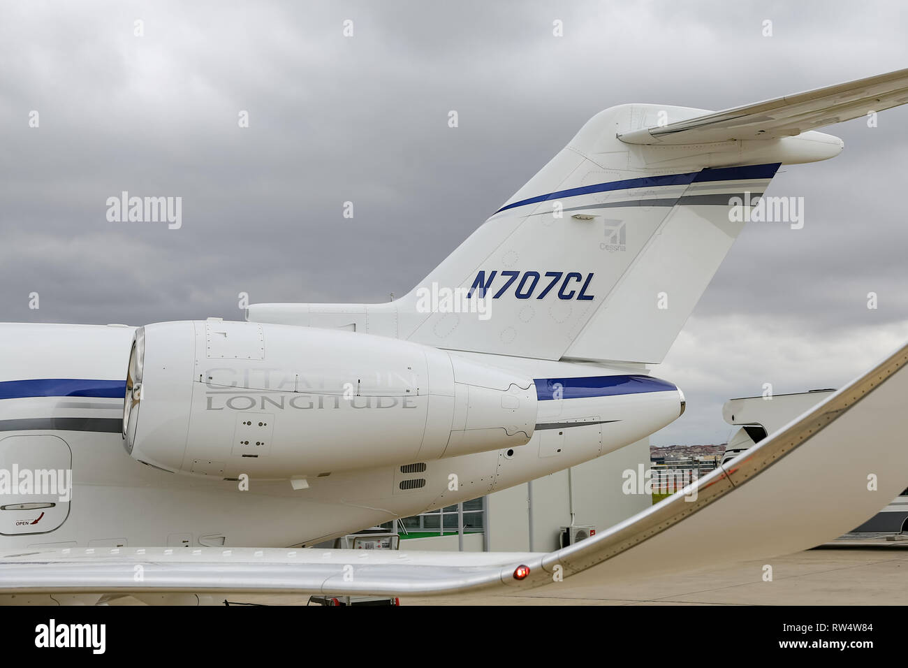 ISTANBUL, TURKEY - SEPTEMBER 30, 2018: Textron Aviation Cessna 700 ...