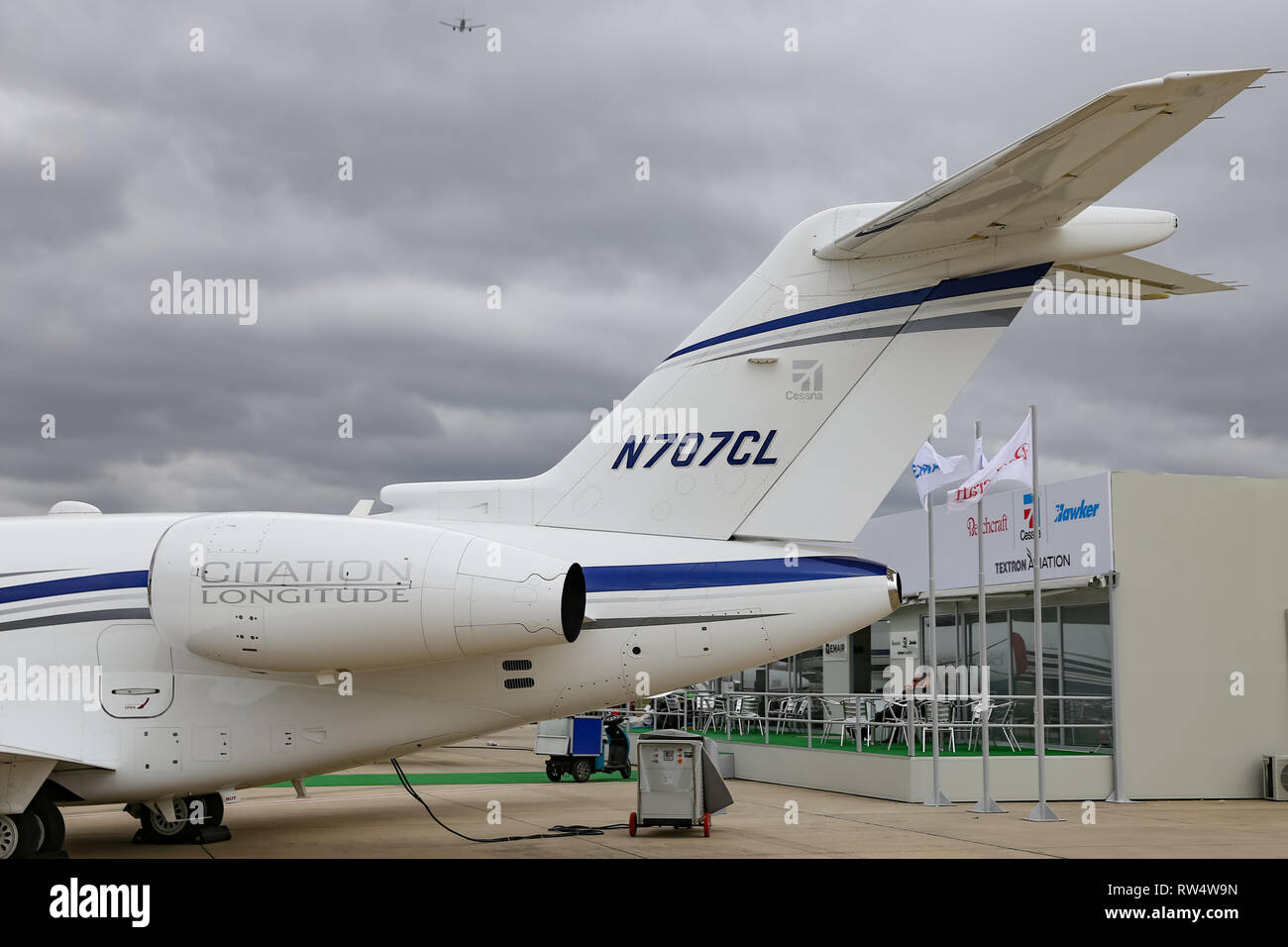 ISTANBUL, TURKEY - SEPTEMBER 30, 2018: Textron Aviation Cessna 700 ...
