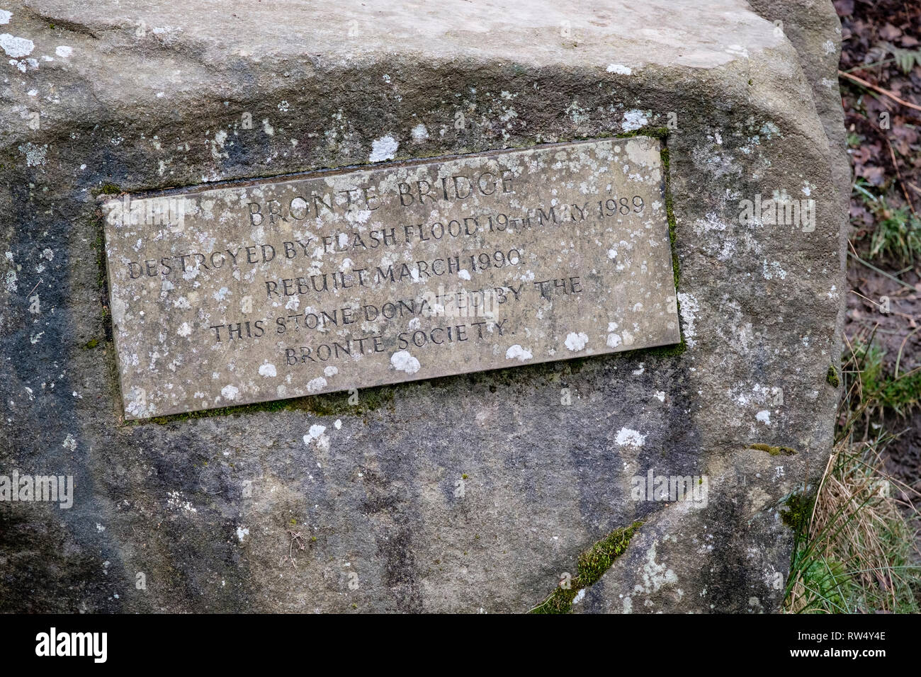 Haworth west yorkshire bronte bridge hi-res stock photography and ...