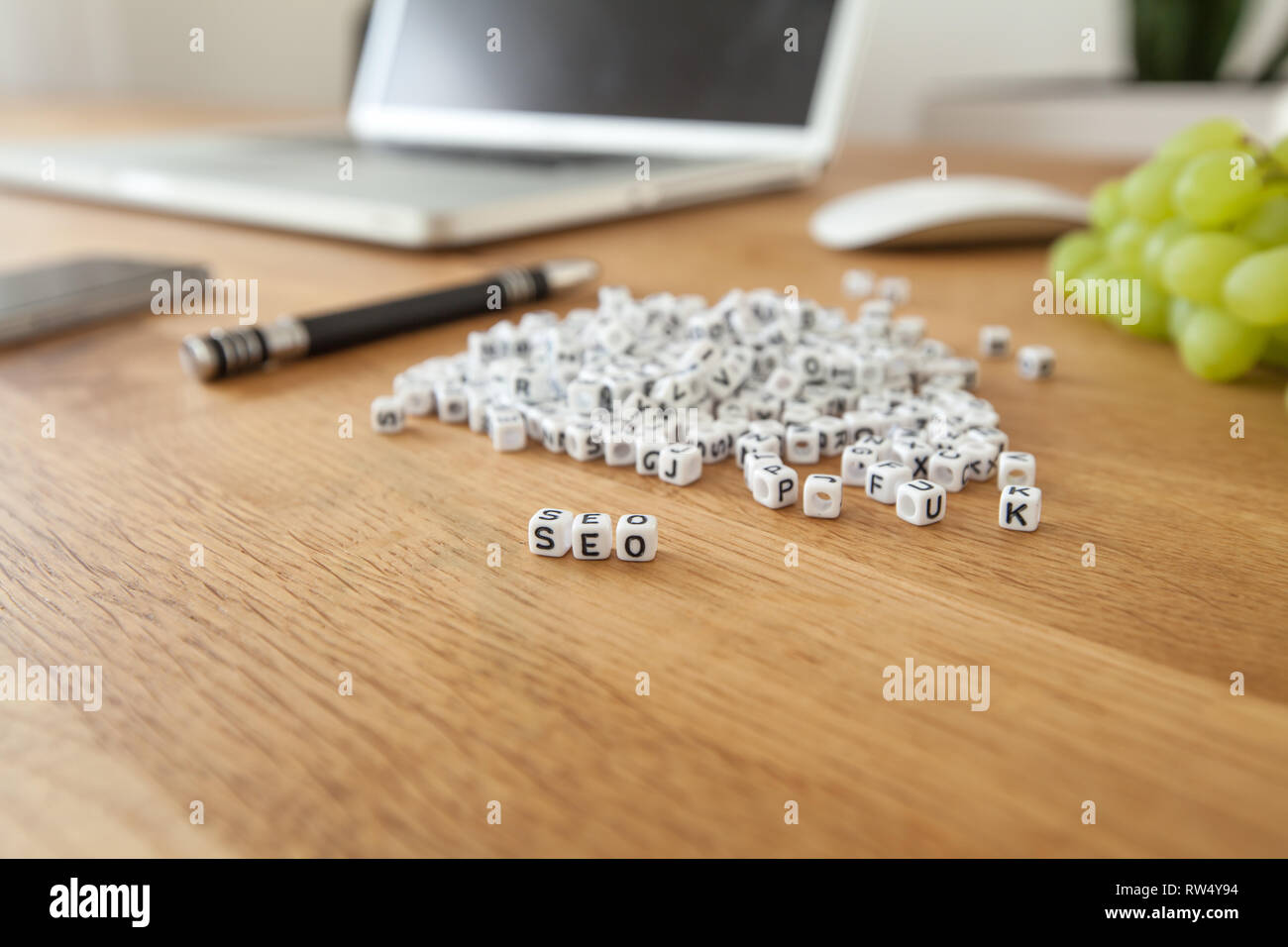 Business concept letters hi-res stock photography and images - Alamy