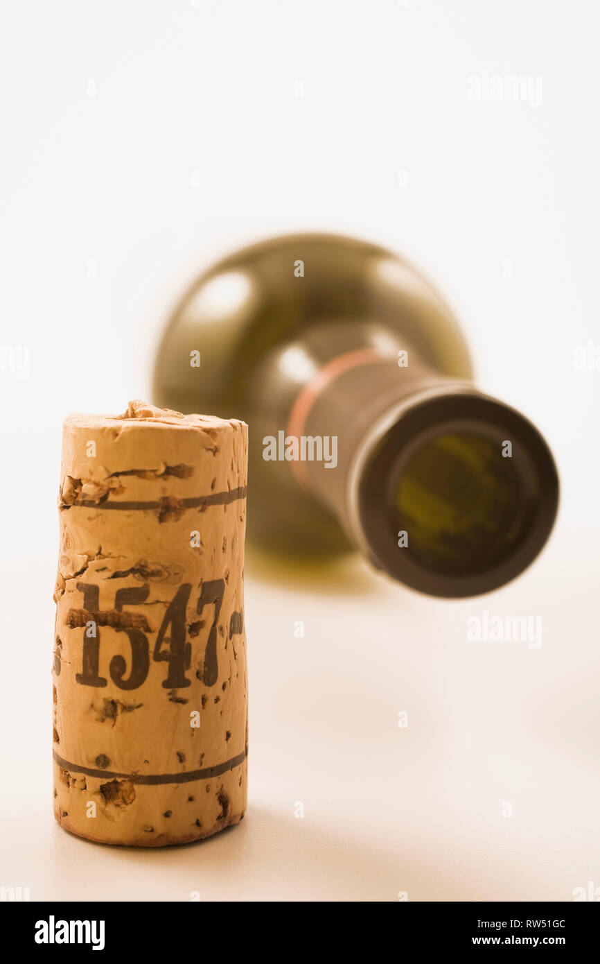 Empty wine bottle side hi-res stock photography and images - Alamy