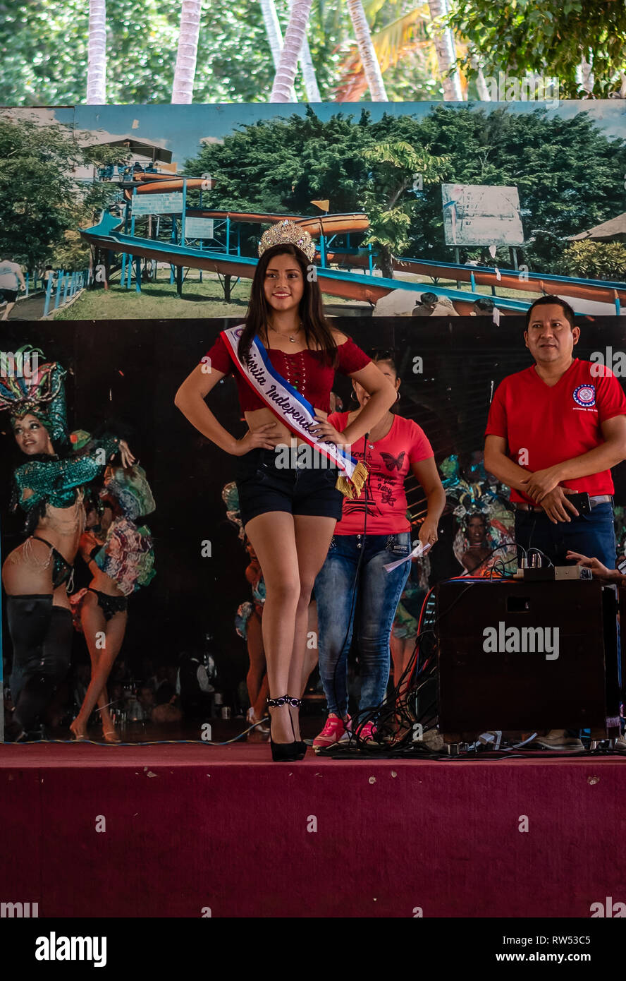 latin beauty pageant girl posing in Guatemala Stock Photo - Alamy