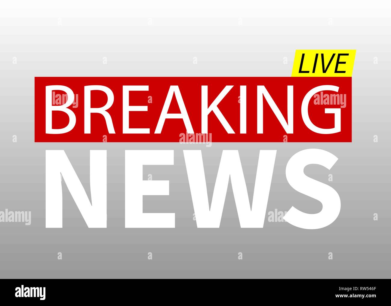 Tv news Stock Vector Images - Alamy