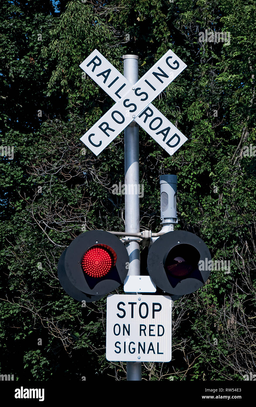 Grade crossing signal hi-res stock photography and images - Alamy