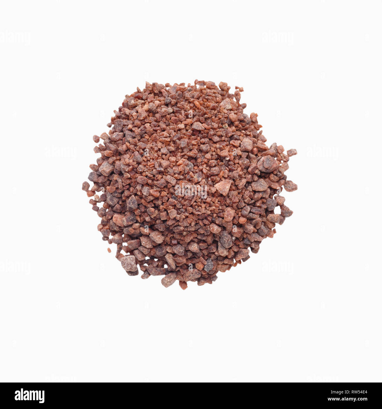 Heap of Black indian salt isolated on white Stock Photo - Alamy
