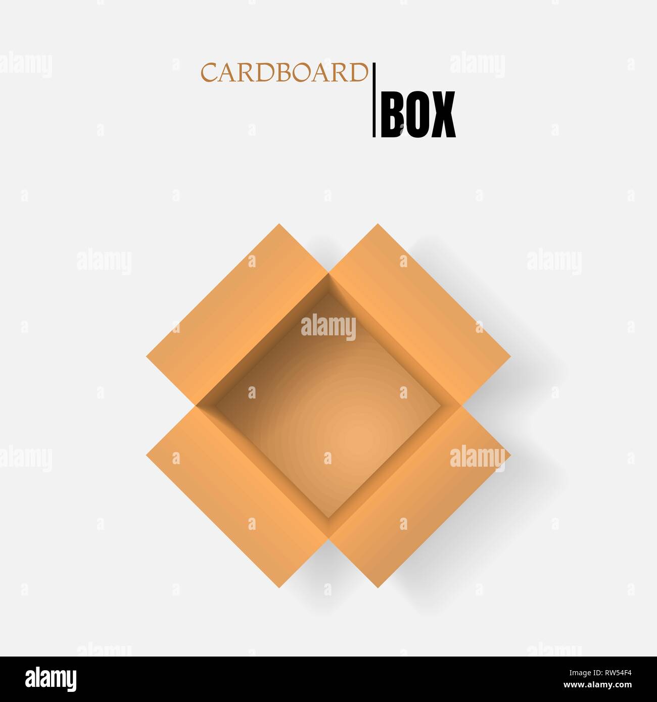 Cardboard cutout view Stock Vector Images - Alamy