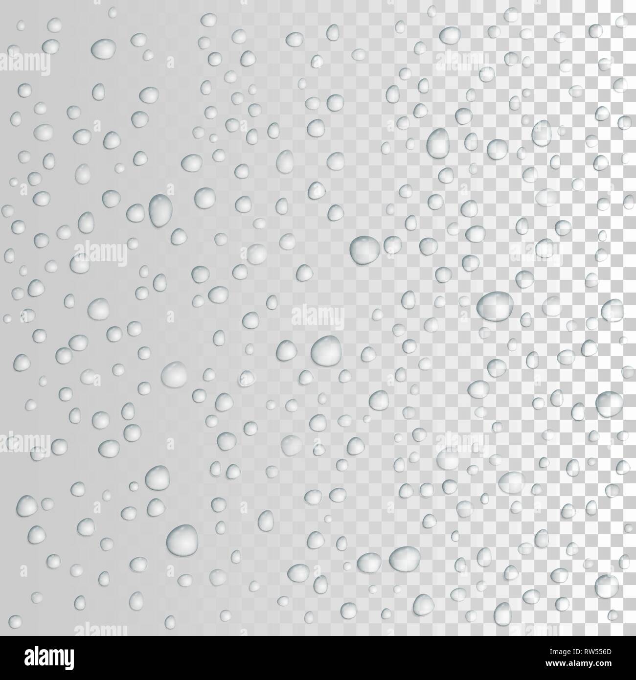 vector Water drops on glass. rain drops Stock Vector Image & Art - Alamy