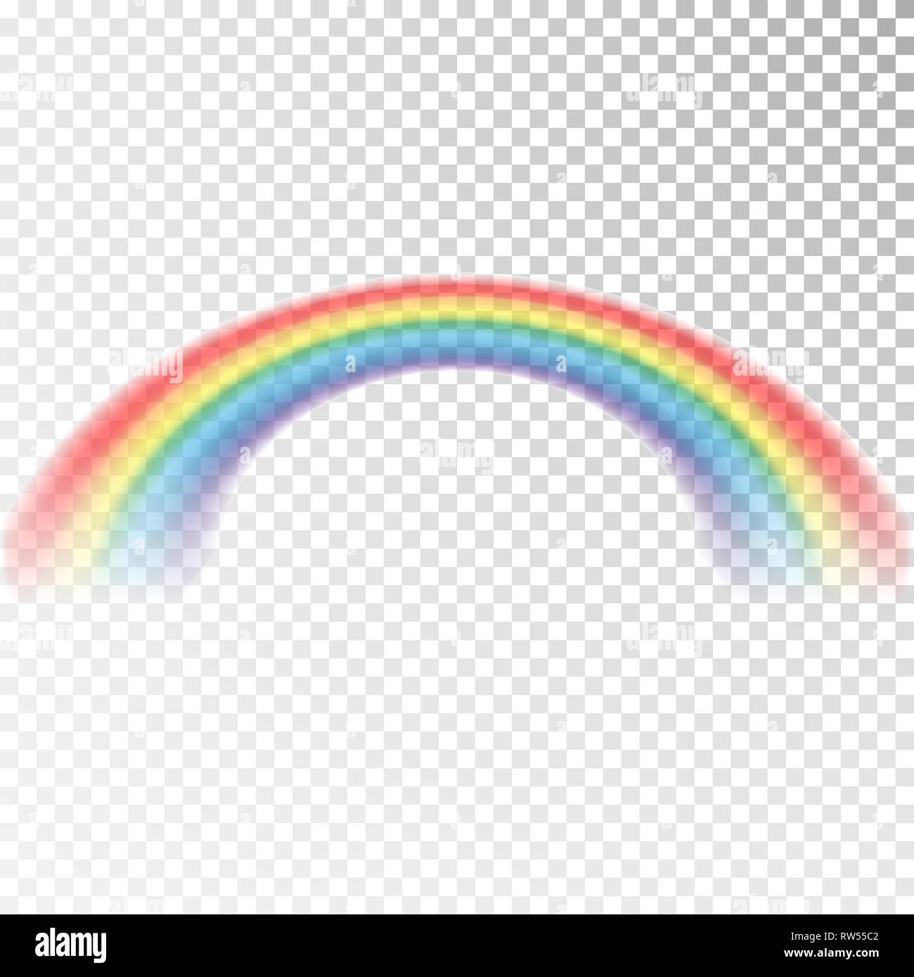 Rainbow icon. Colorful light and bright design element for decorative ...