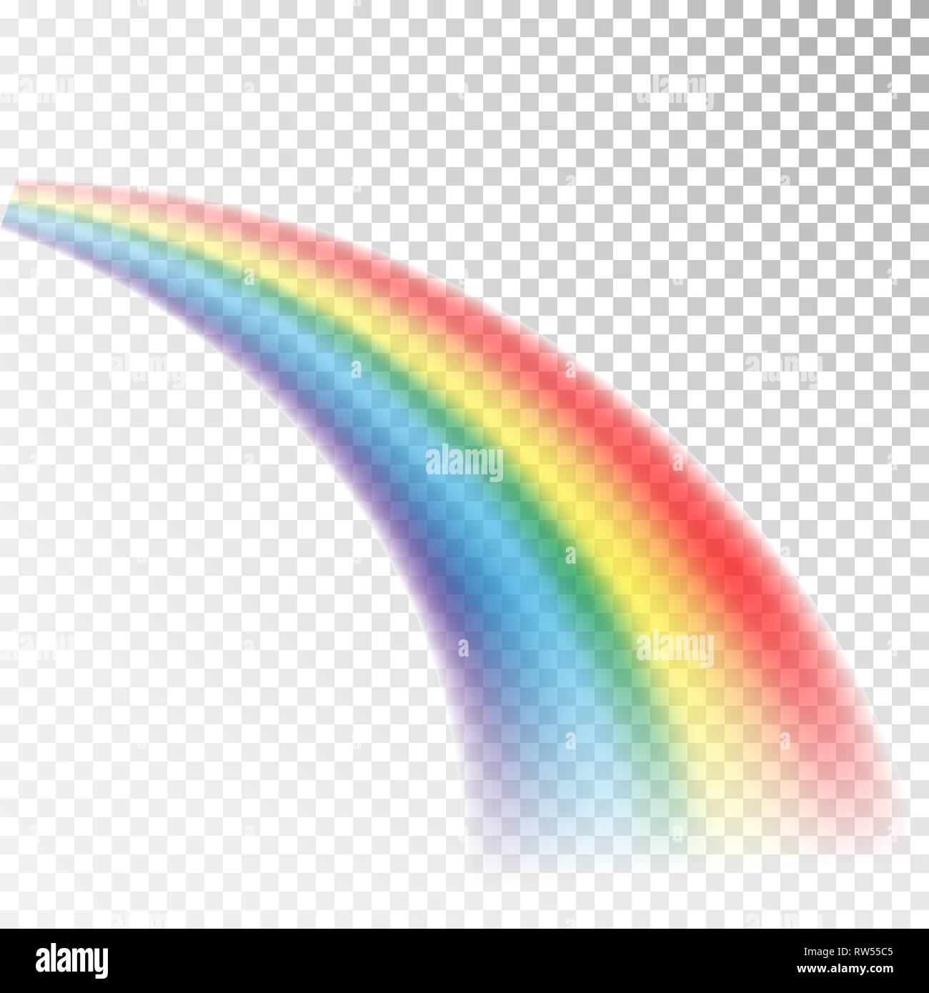 Rainbow icon. Colorful light and bright design element for decorative ...