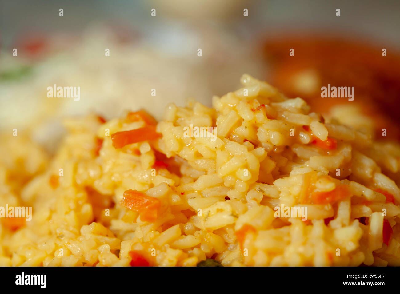 Rice salad portion hi-res stock photography and images - Alamy