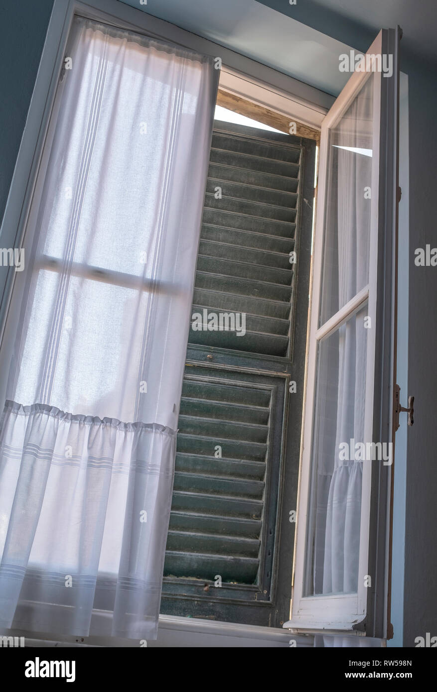 Italian window detail interior hi-res stock photography and images - Alamy