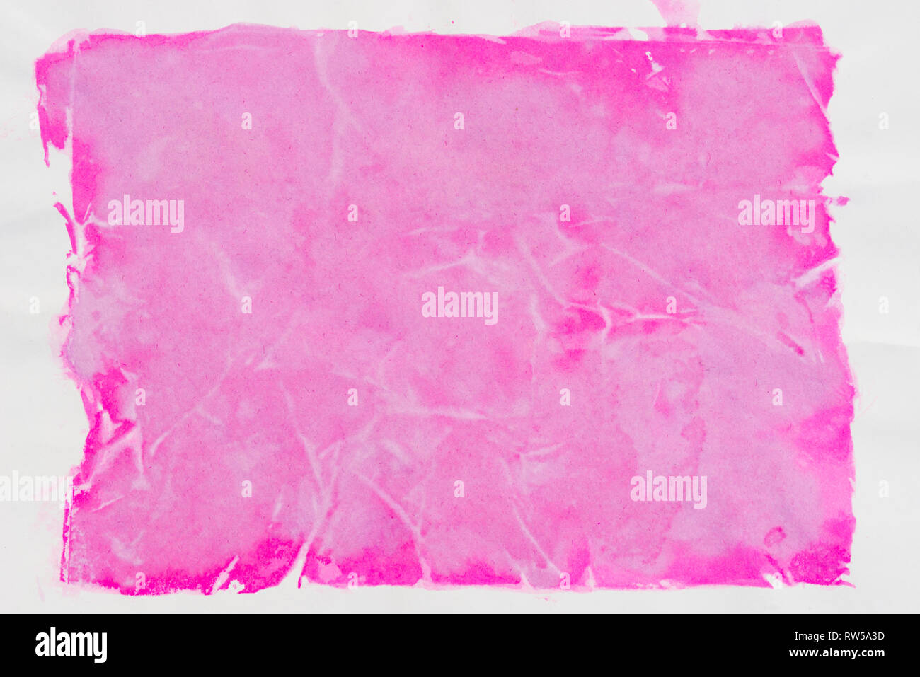 pink color watercolor background texture on white paper Stock Photo - Alamy
