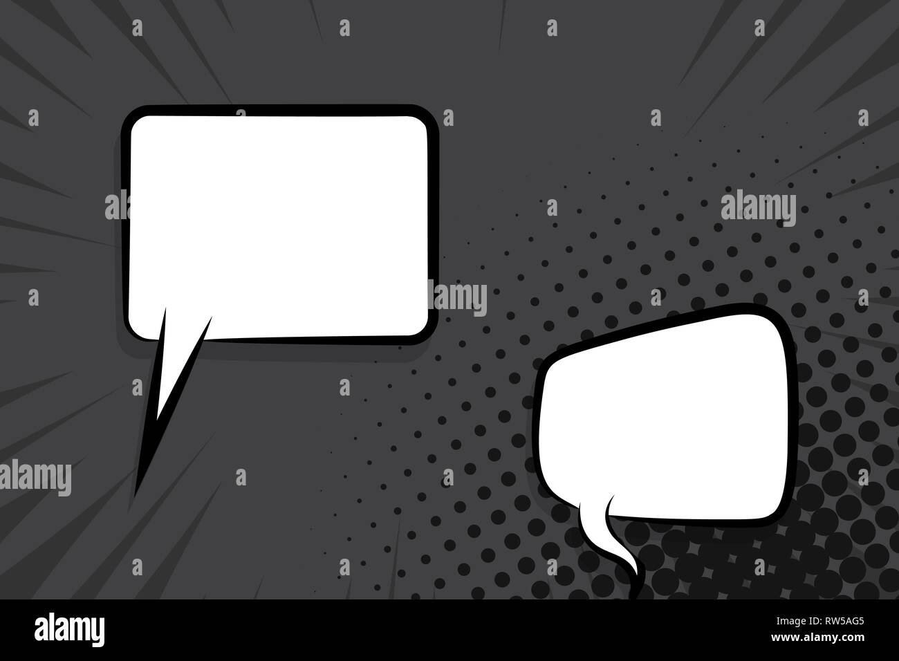 Comic book empty speech bubble pop art Stock Vector Image & Art - Alamy