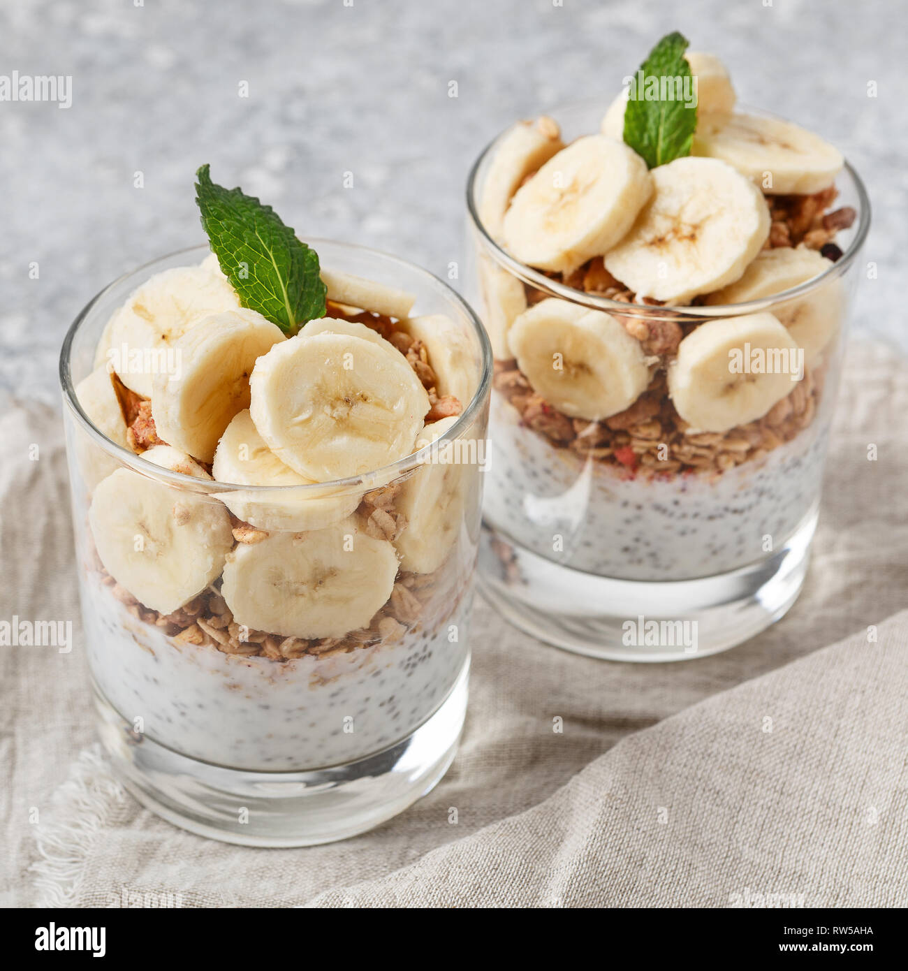 Super food breakfast concept Stock Photo - Alamy