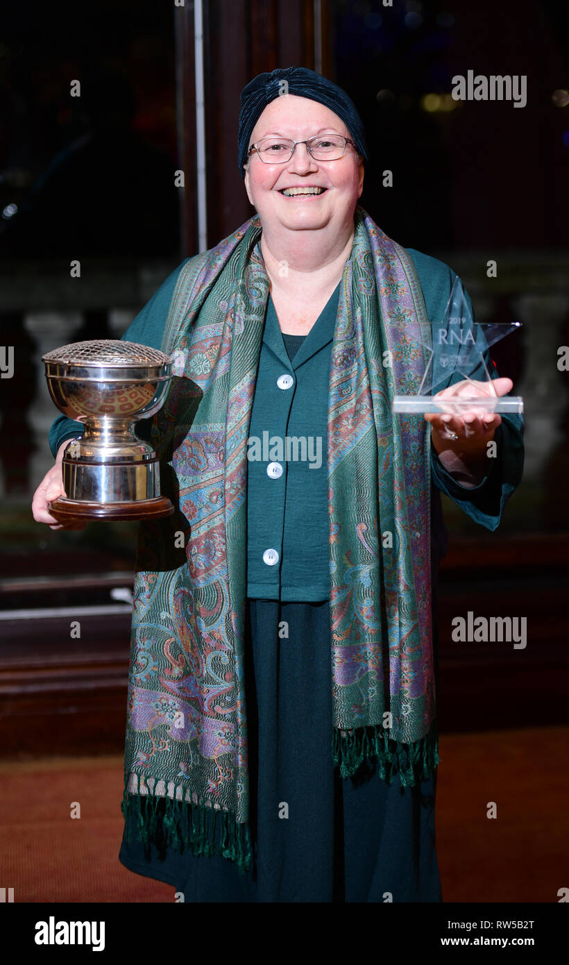 Jane Godman with the Shorter Romantic Novel Award and the Betty Neels ...