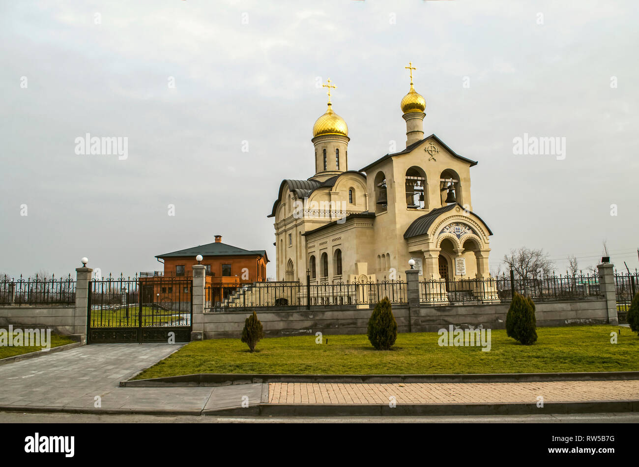 Yerevan,Armenia,January 02,2019:Church of the Life-giving cross of the ...