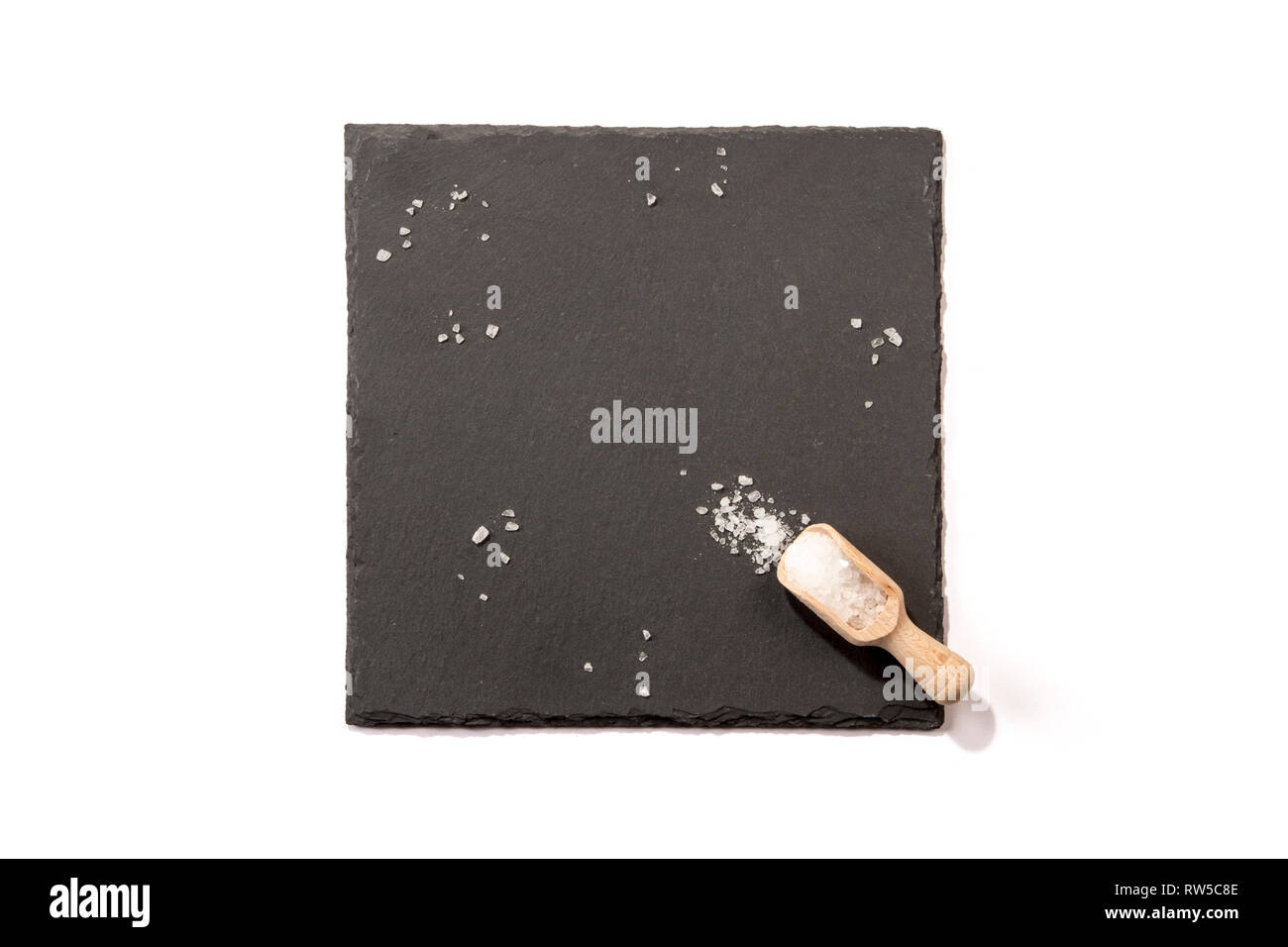 Isolated Slate server on white background with space for text. Arranged ...