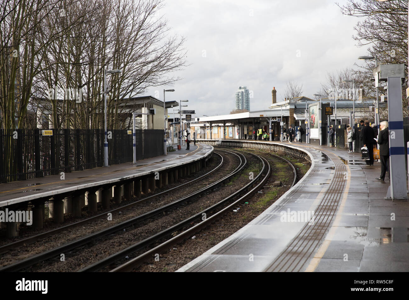 Lewisham train station in London Stock Photo - Alamy