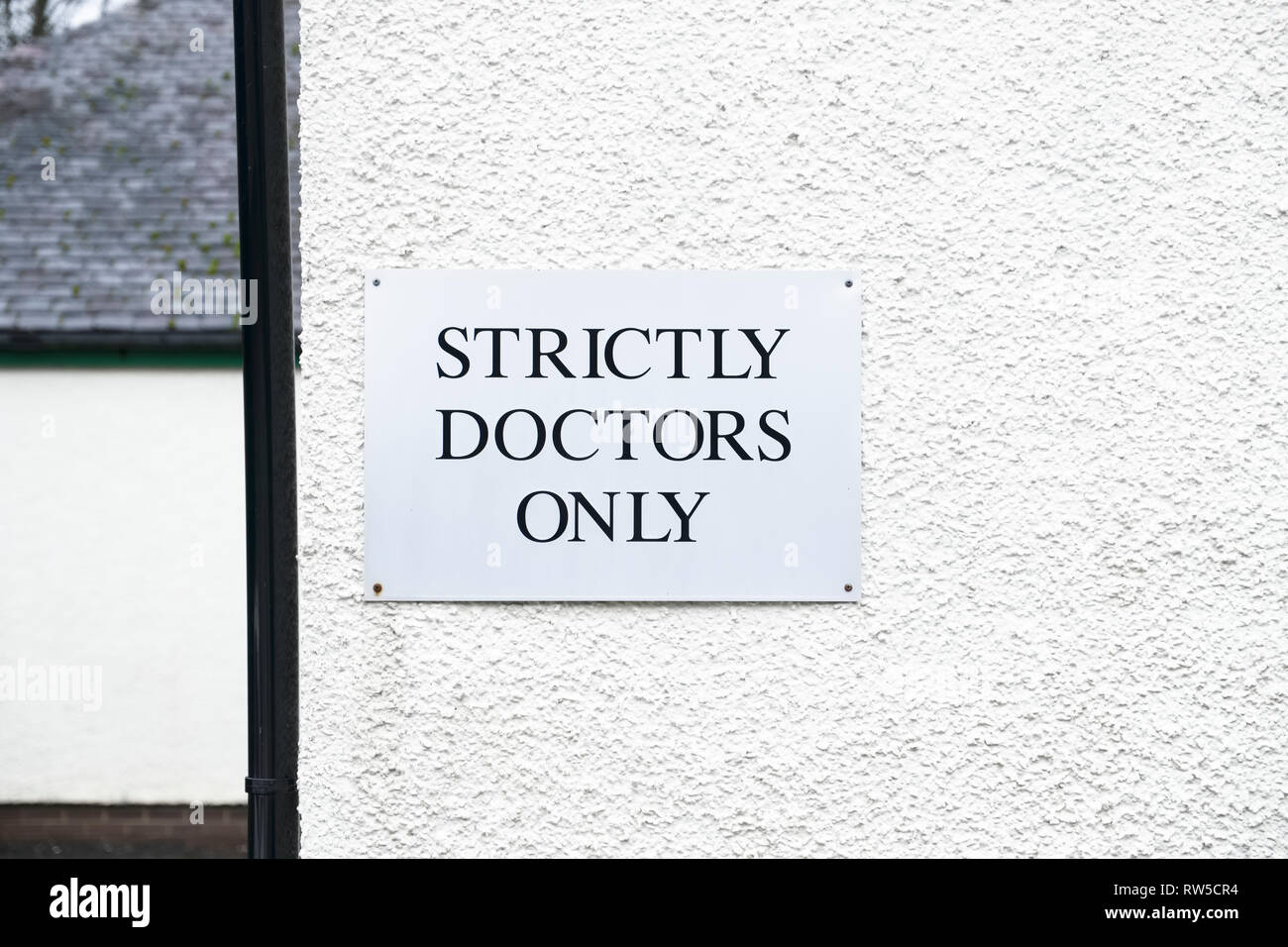 Staff Only Parking Sign High Resolution Stock Photography and Images ...