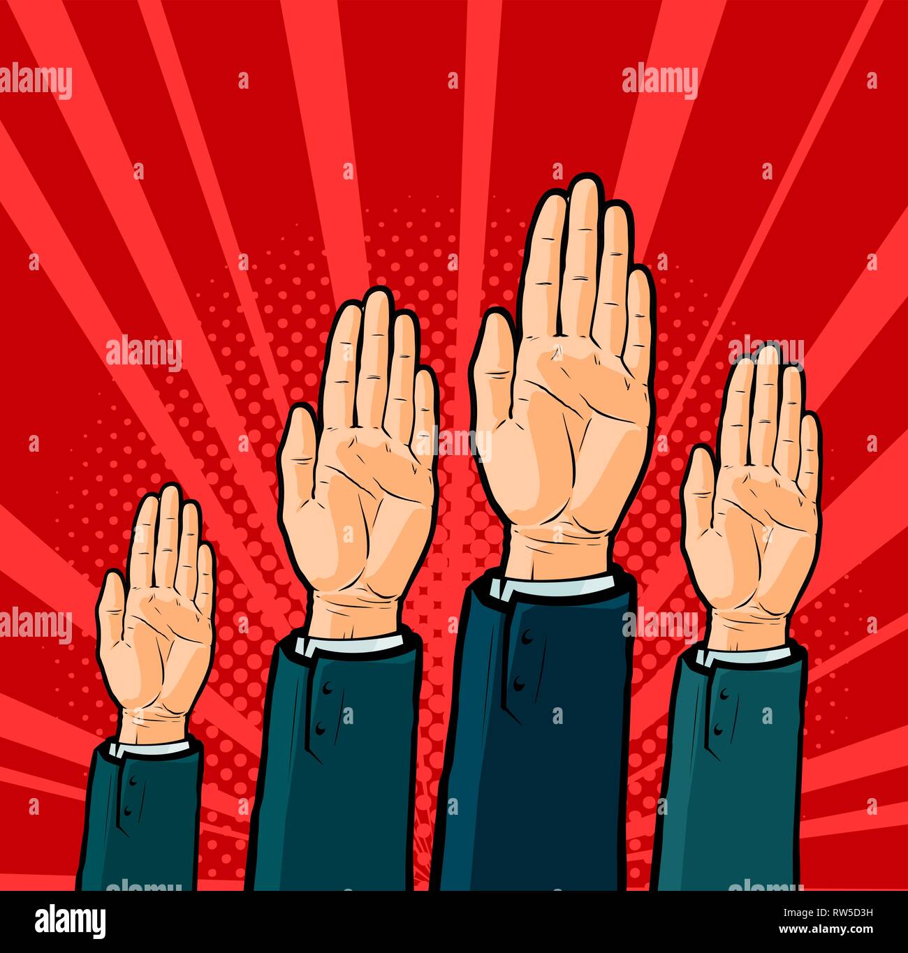Political volunteerism Stock Vector Images - Alamy