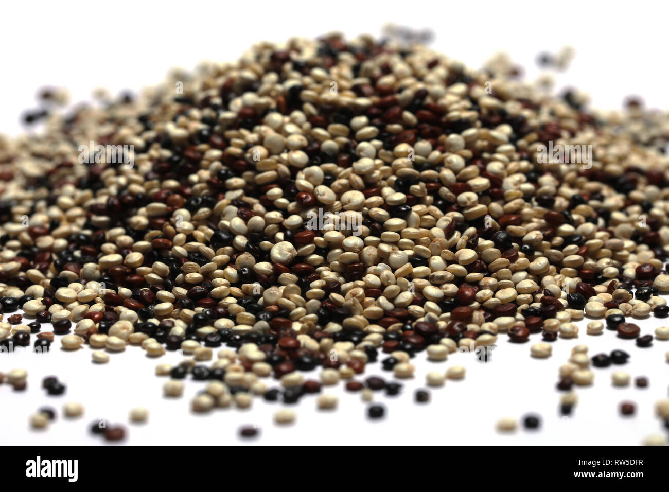 Quinoa three varieties mixture Stock Photo - Alamy