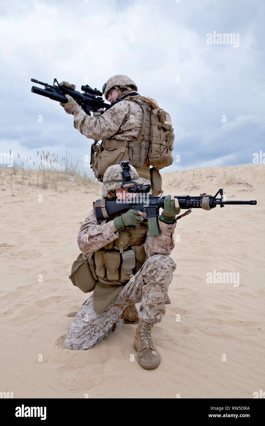 American marine infantry hi-res stock photography and images - Alamy