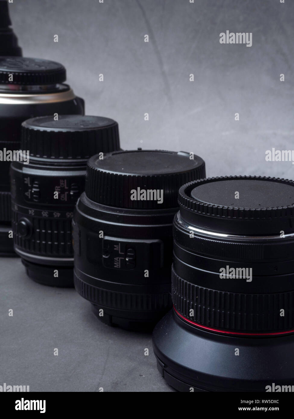 Multiple camera lenses hi-res stock photography and images - Alamy