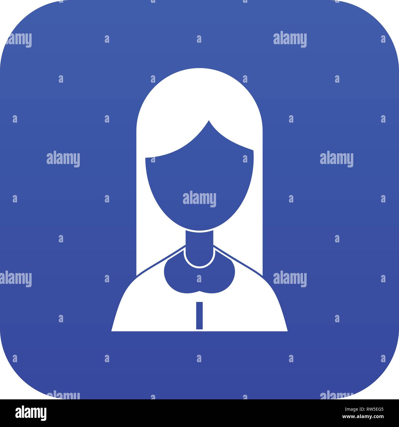 Mother icon digital blue Stock Vector Image & Art - Alamy