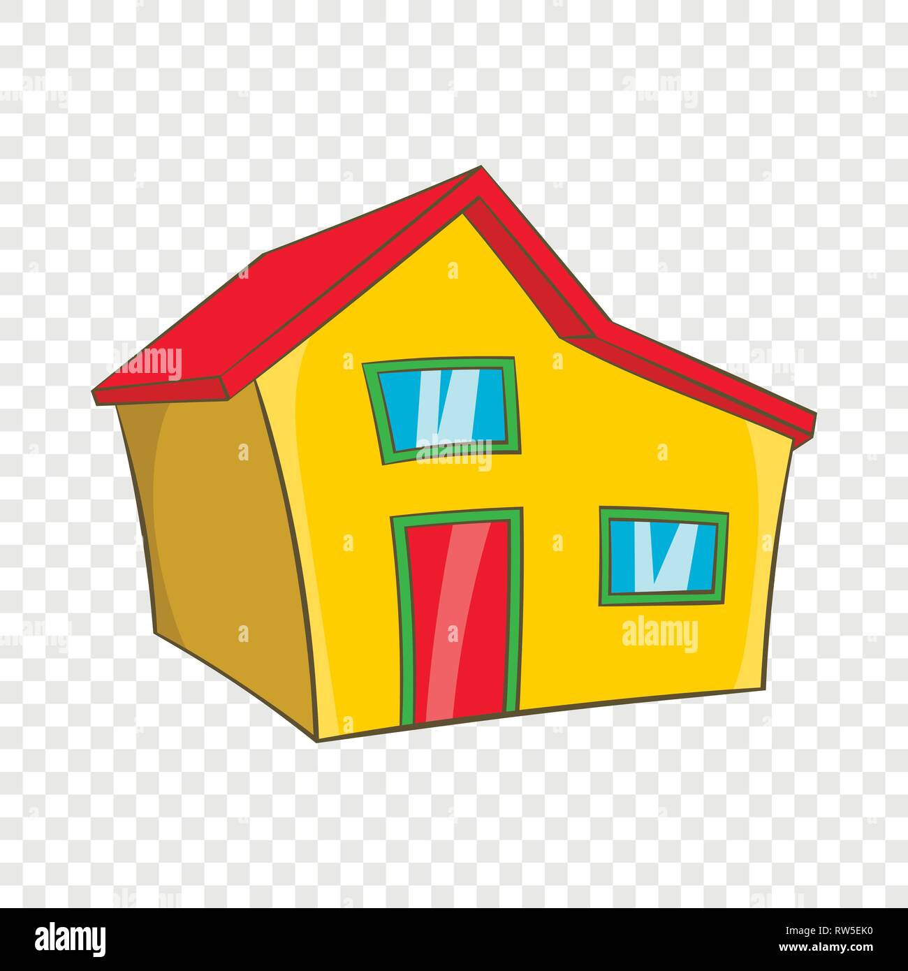 Real estate icon, cartoon style Stock Vector Image & Art - Alamy