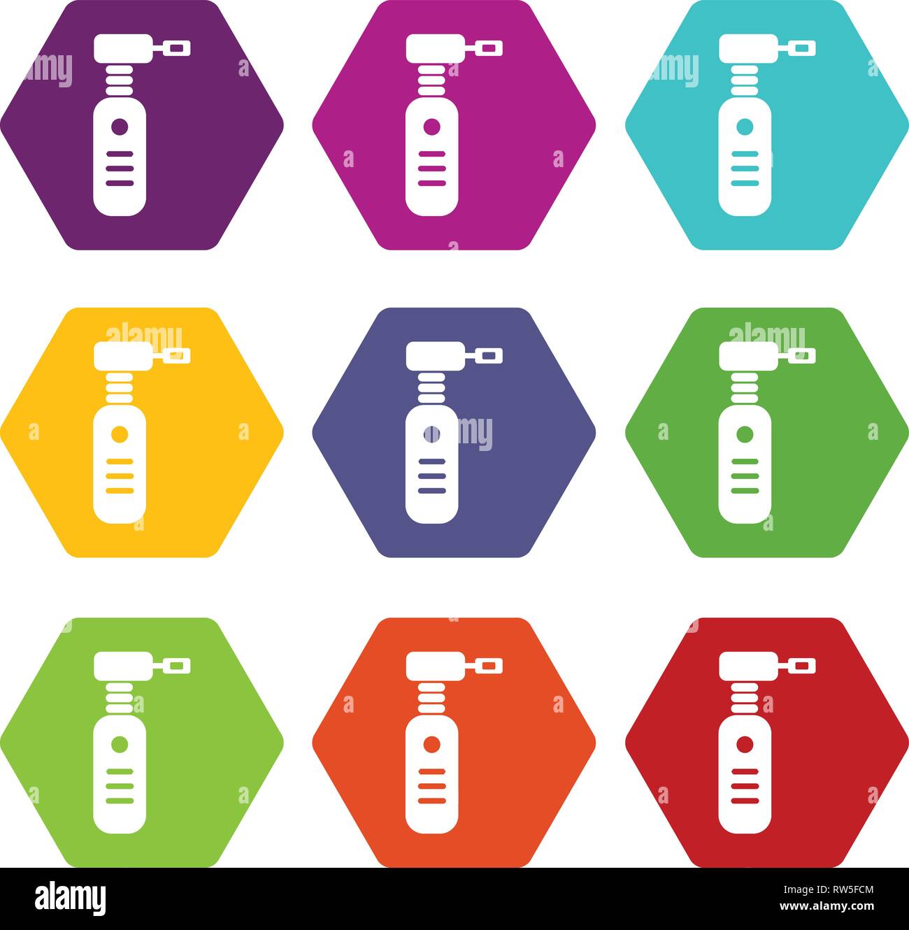 Extraction tool icons set 9 vector Stock Vector Image & Art - Alamy