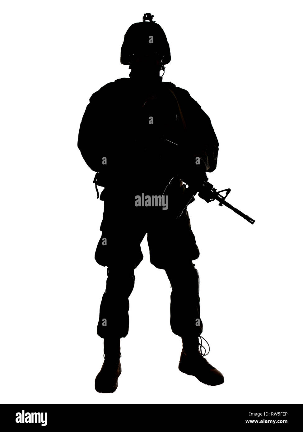 Special Forces Silhouette High Resolution Stock Photography and Images ...