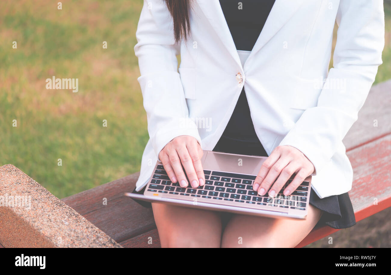 Computer outdoor hi-res stock photography and images - Alamy