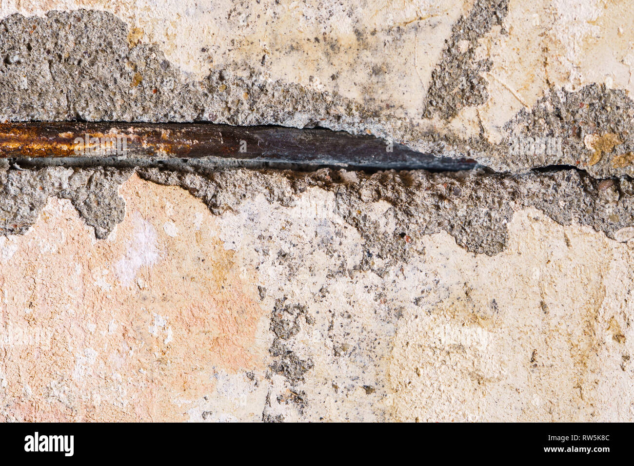 Destruction in Reinforced Concrete. Opening of Reinforcement Stock ...