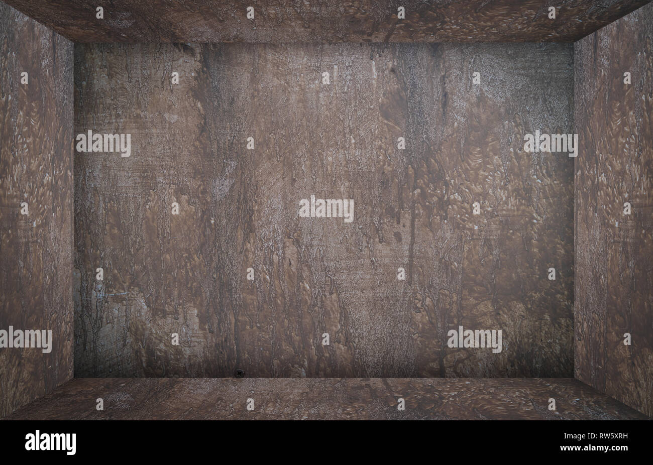 Rustic box room cube for shelf product display Stock Photo - Alamy